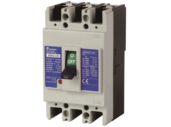 MCCB 2P 50A 2.5kA Shihlin - BM 50-CN